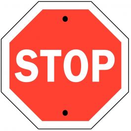 BRADYGLO STOP SIGN TRAFFIC STANDARD |WFS Ltd WFS LTD.